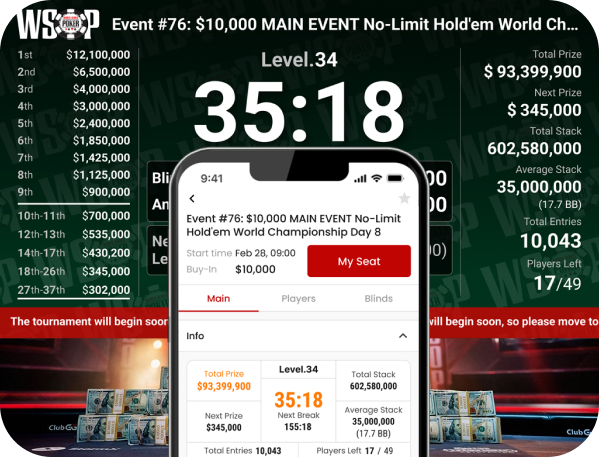 WSOP+ : WSOP Official App