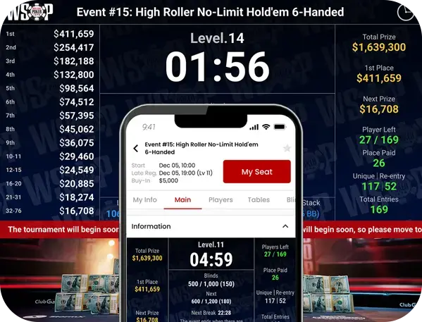WSOP+ : WSOP Official App